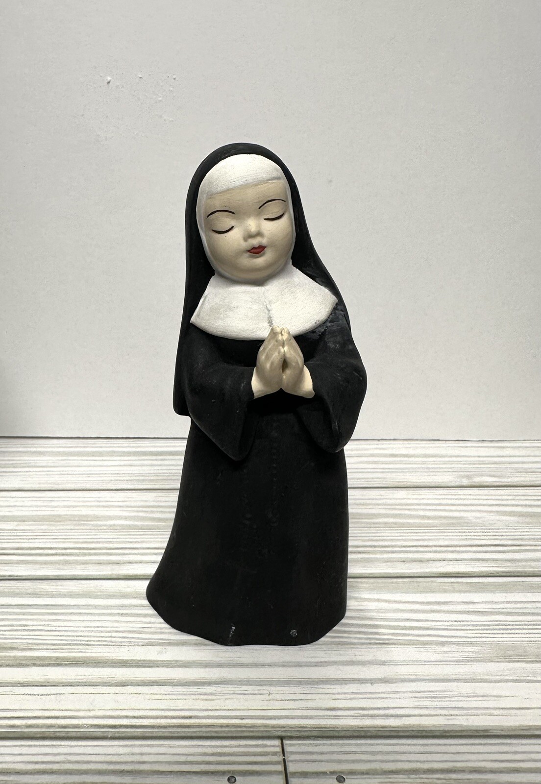 Vintage Nun Figurine With Praying Hands | eBay