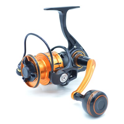 Size 3000 Big Game Offshore Spinning Fishing Reel 33LB Carbon Drag ...