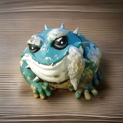Vintage Toad With Spikes | eBay