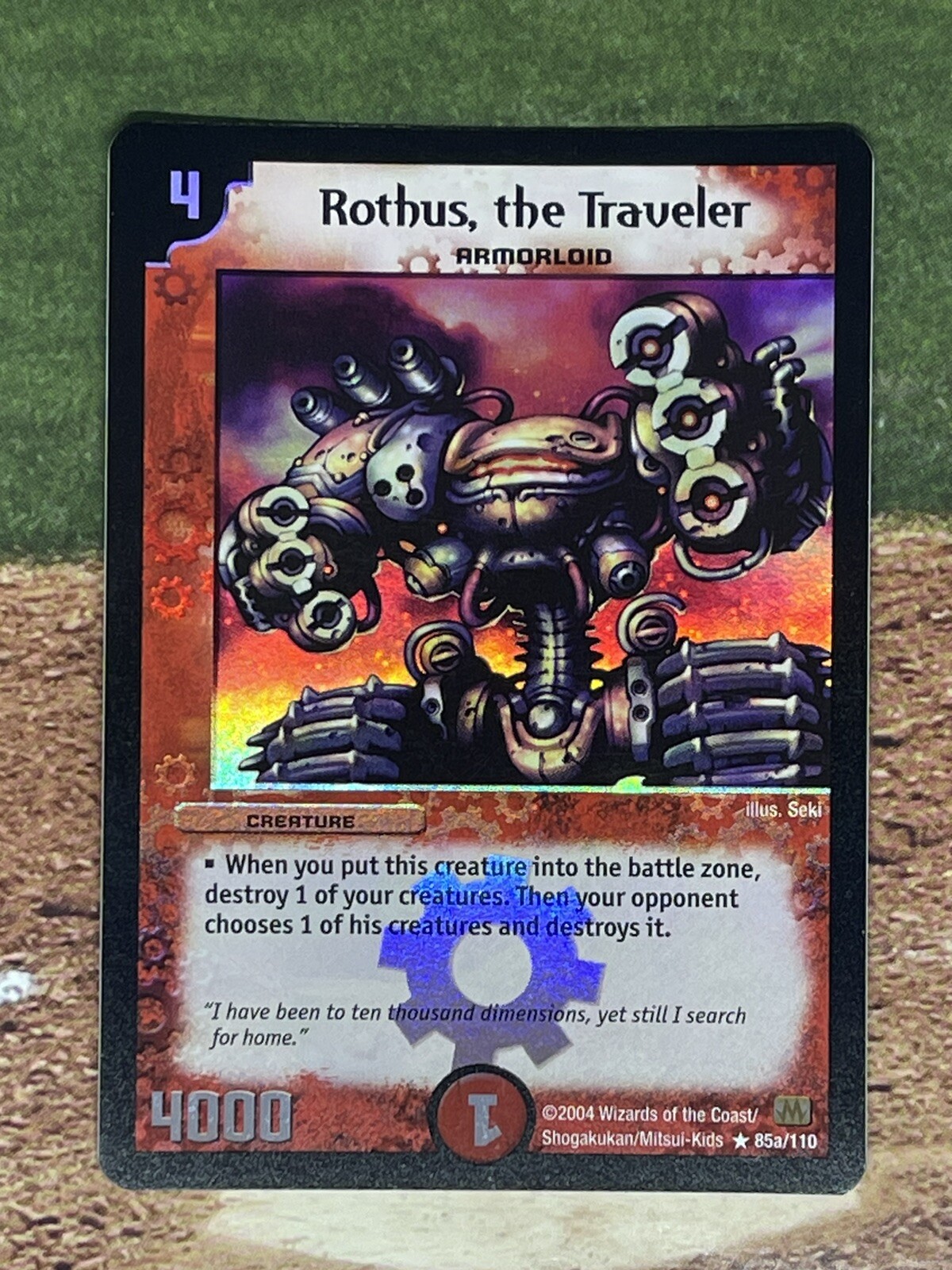 Duel Masters Rothus the Traveler 85a/110 Base Set Holo Rare | eBay