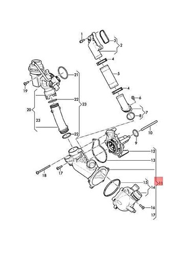 Genuine AUDI A6 Avant S6 quattro A7 Sportback A8 S8 Coolant Pump ...