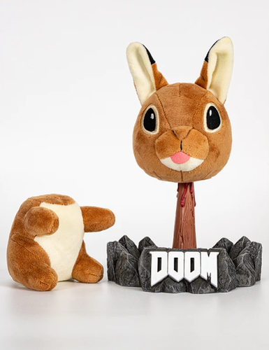 Doom Eternal Slayer Daisy Rabbit Plush Figure Plushie Spike Base Statue ...