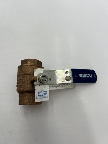 NIBCO 1" Bronze Two Piece FP Threaded Ball Valve & Lever NL95H0A | eBay UK