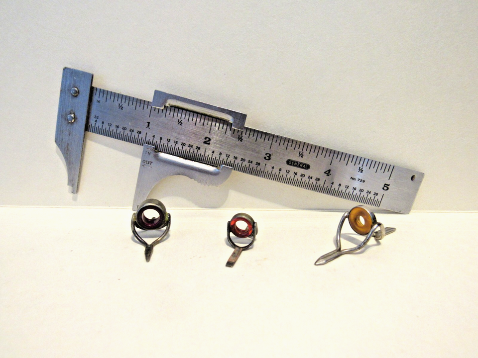 Bamboo Rod Stripping Guides - Asst. Ring ID's - Agate Inserted ...