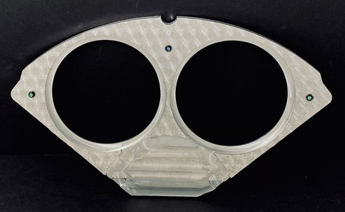 1955 1956 Chevy Car 2 Hole Engine Turned Billet Aluminum Dash Panel ...