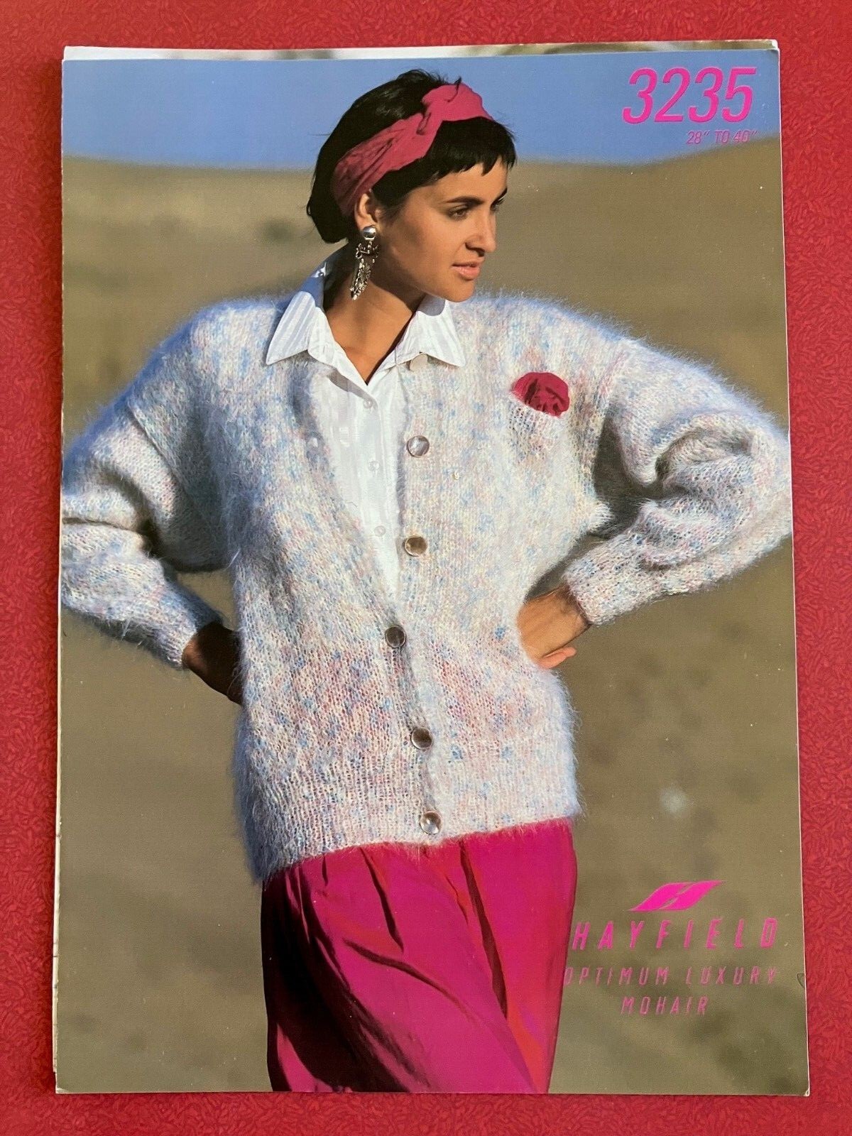 Hayfield Knitting Patterns Woman Jumper Cardigan Mohair 132.01.03 | eBay UK