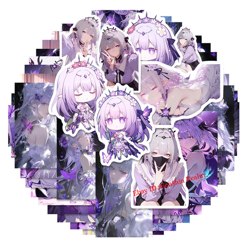 128 Pcs Anime Honkai: Star Rail Cute Castorice Waterproof Stickers ...