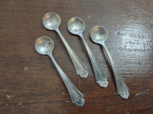 Baker-Manchester Sterling Silver Mini Spoons, 4, Stamped, Orig. Box, 2 ...