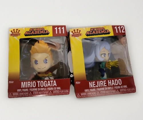 My Hero Academia Nejire Hado Mirio Togata Funko Mini Vinyls Figure #112 ...