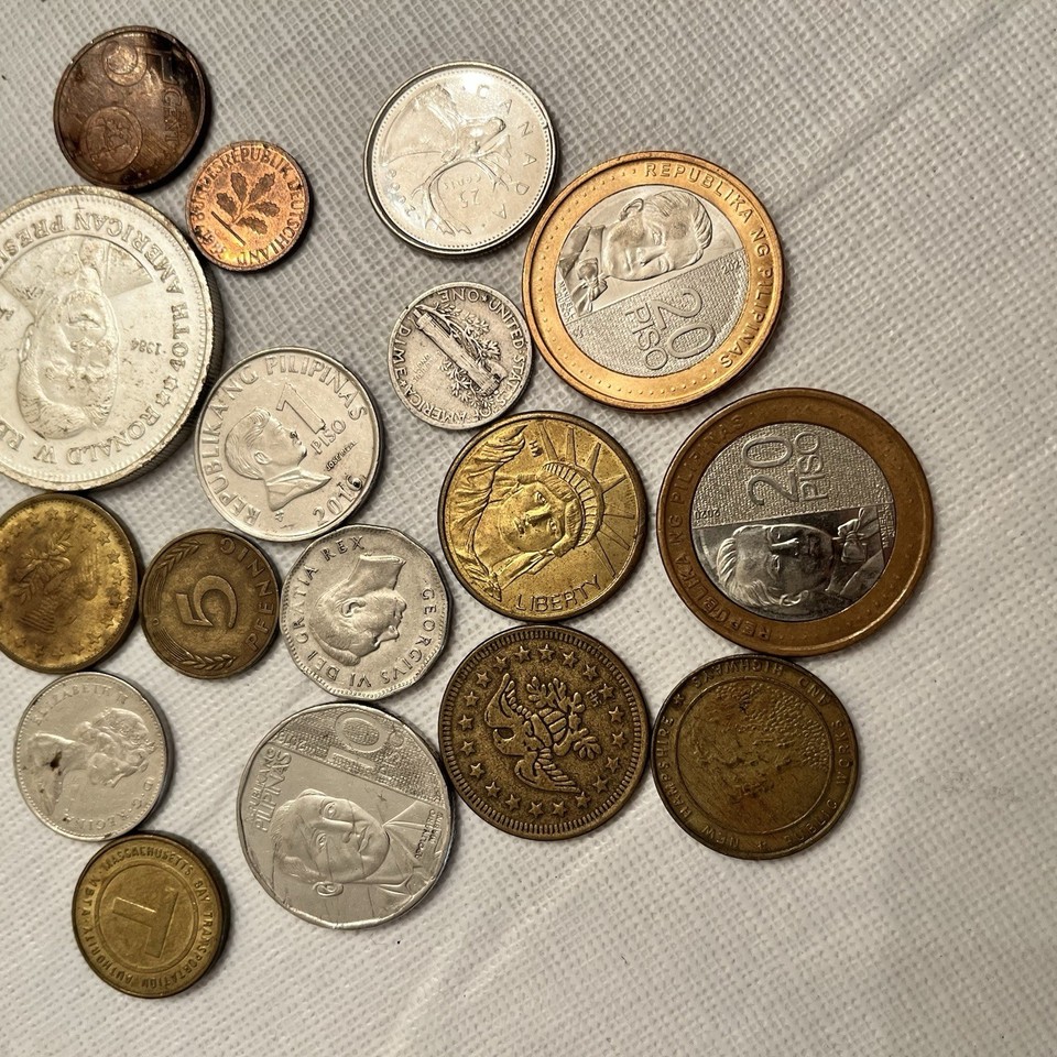 Assorted Coins 1944 Dime Ronald Reagan 40th Anniversary Foreign ...