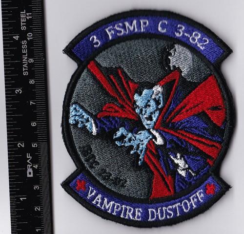 US Army Aviation Patch, C CO 3-82 AVN "VAMPIRE DUSTOFF" | eBay