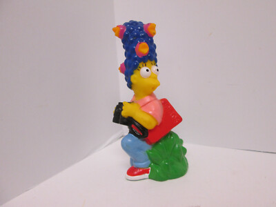 Vintage Marge Simpson PVC Figure Marge Bird Watcher 1990 3" Cake Topper ...