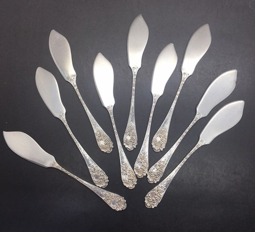 One Shiebler "Maintenon" Flat Handle Butter Spreader (with monogram) | eBay