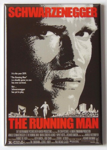 The Running Man FRIDGE MAGNET movie poster | eBay