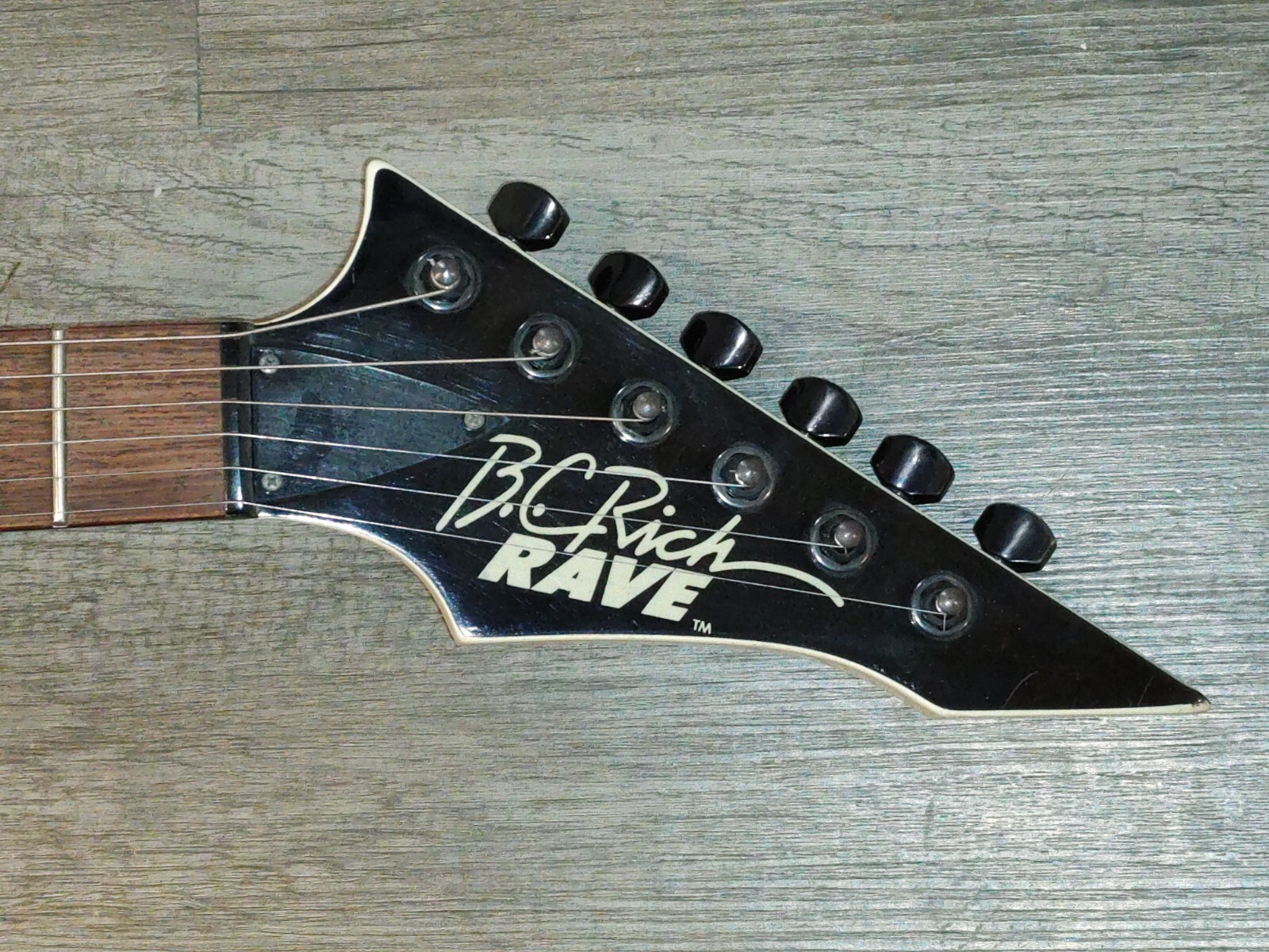 BC RICH RAVE ST1 GUITAR MACHINE TUNERS - BLACK #97 - GOTOH FROM 1986 ...