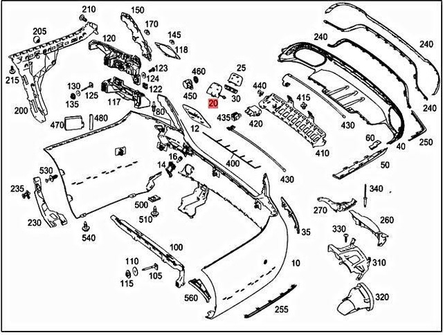 Genuine Mercedes-Benz Fixture 2138853701 / 213-885-37-01 OEM for sale ...