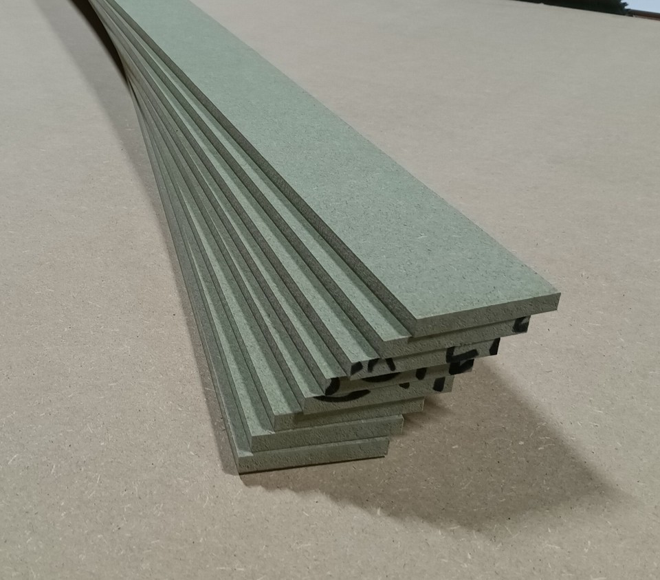 MDF Strips Shaker Style Wall Panelling DIY Wall Panel Strips Moisture ...