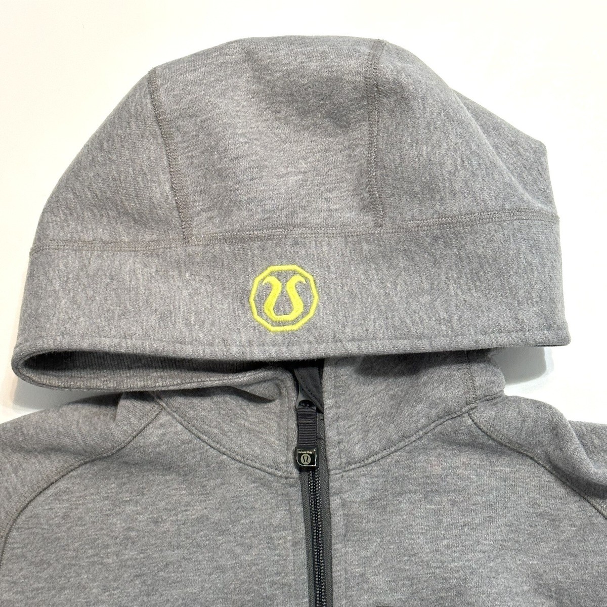 LULULEMON Scuba Full Zip Hoodie Jacket Stretch Gray Mens LULULEMON Scuba Full Zip Hoodie Jacket Stretch Gray Mens