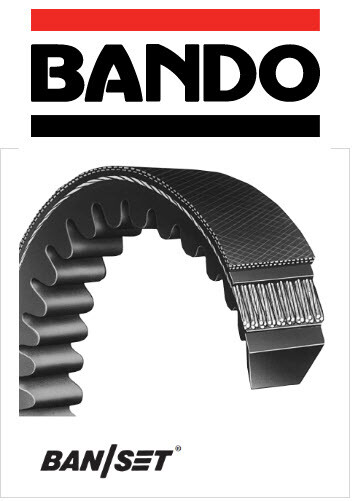 Bando Power King Cog BX Series Raw Edge Cogged V Belt, 0.66" Wide 0.41 ...