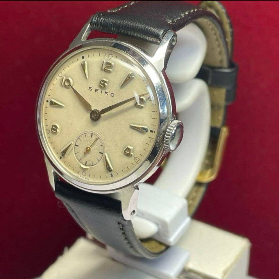 Seiko Small Seconds, Hand-wound, Rare, Made in 1954 69-F25 USED | eBay