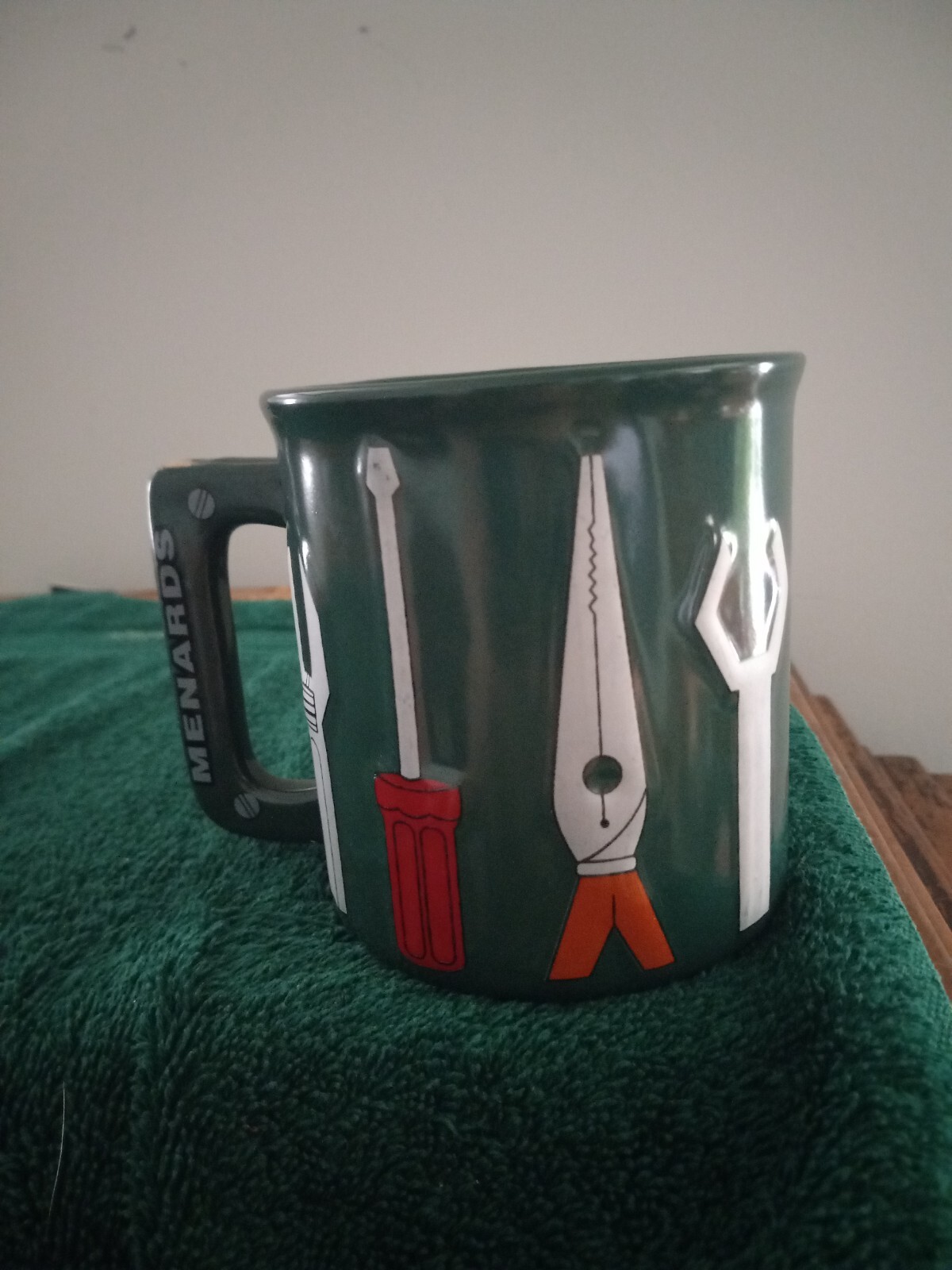 Menards Yellow Or Green Coffee Mug.3D Tools Handyman Hardware Cup ...