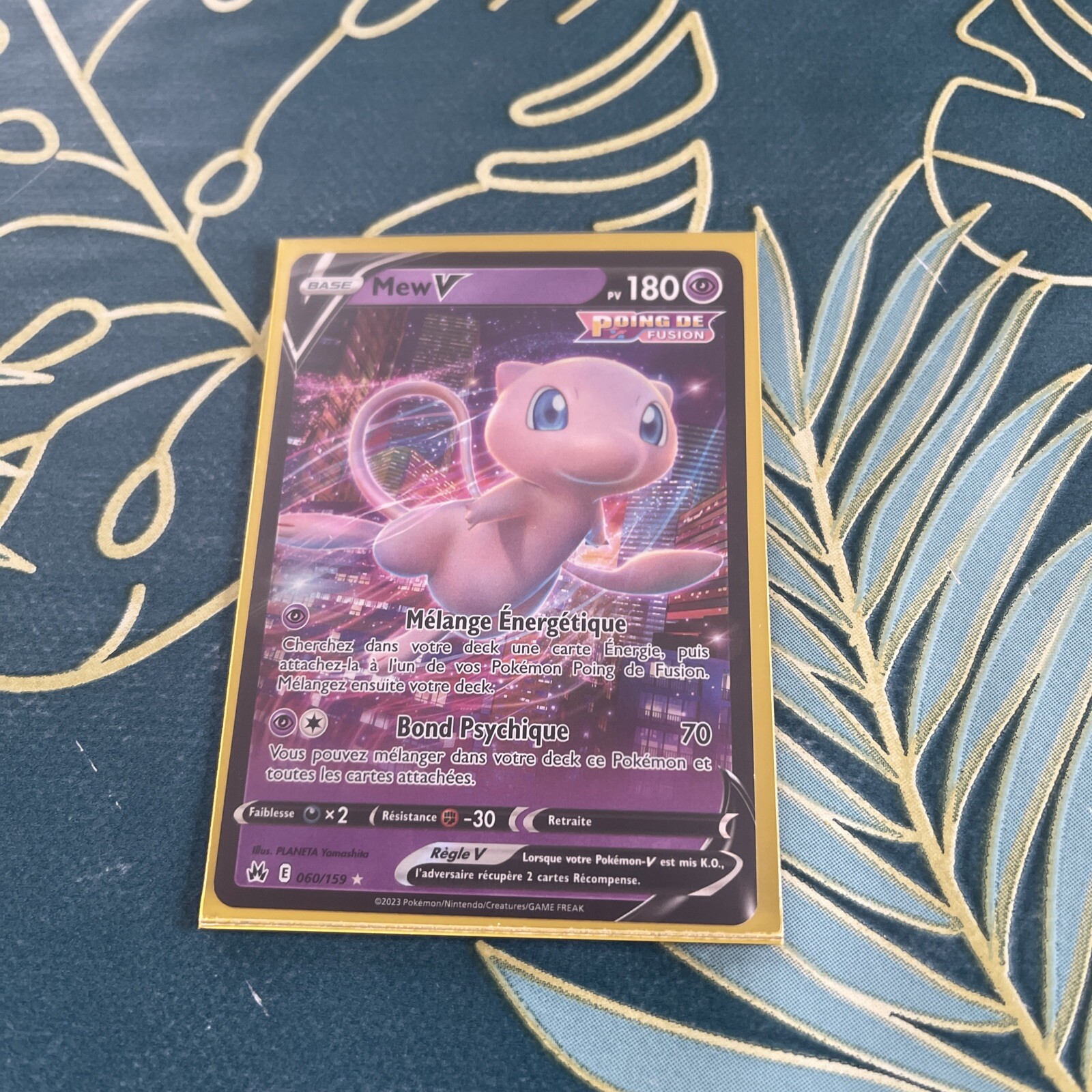 Carte Pokémon FR Mew V 060/159 Ultra Rare Zénith Suprême EB12.5 Neuve ...