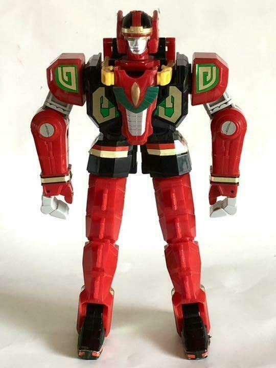 Mighty Morphin Power Rangers Dairanger DX Red Dragon Thunderzord ...