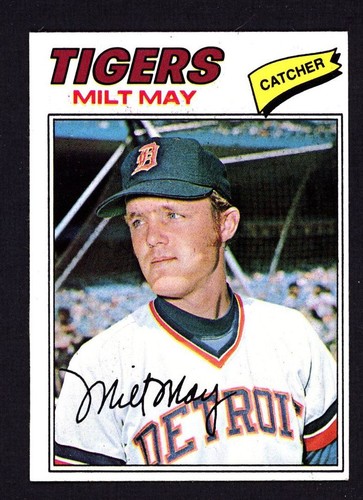 1977 Topps #98 Milt May - Detroit Tigers - NM - ID104 | eBay