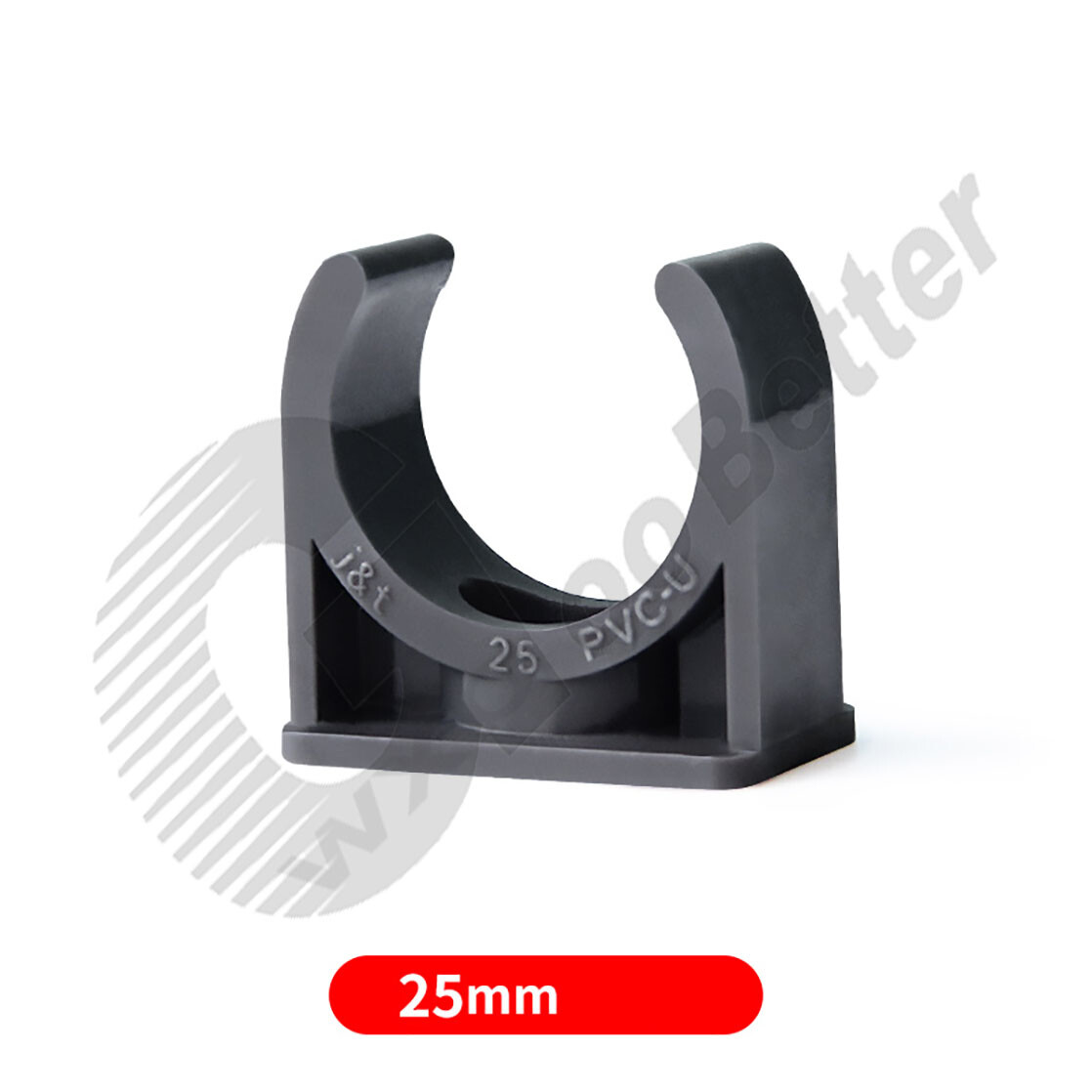PVC U-Type Pipe Clamp Pipe Clip Tube Holder For 20~50mm Pipe Fitting ...