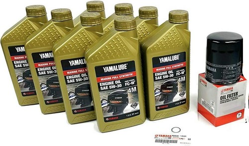 YAMAHA VF200-VF250 VMAX SHO Outboard Oil Change Kit 5W30 Filter LUB ...