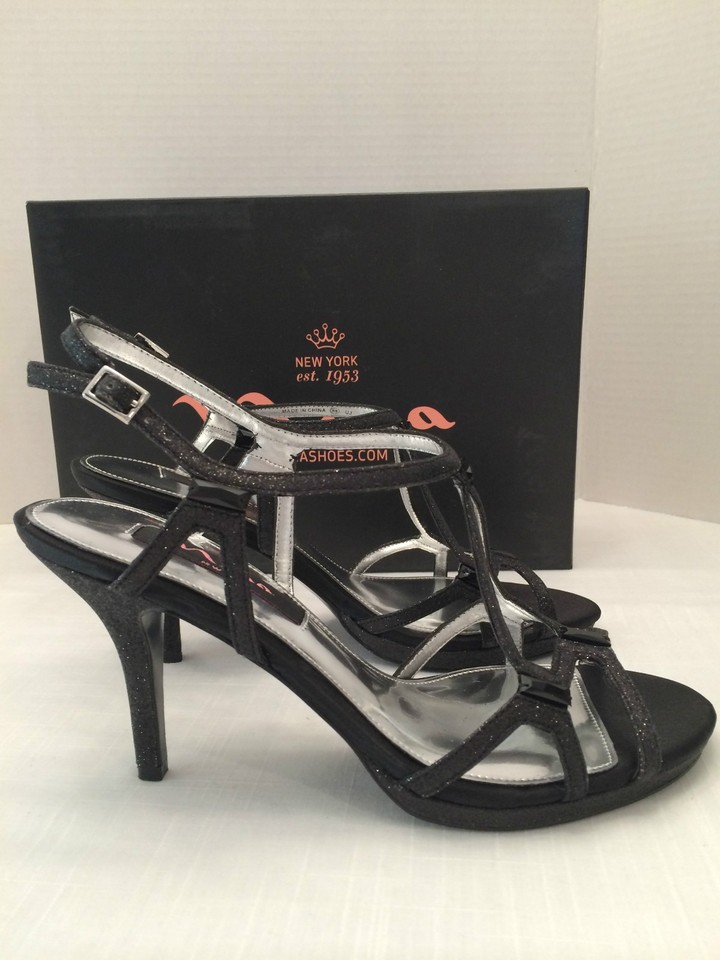 NINA Black "Baylon" Dressy Sandals 3" Heels $89 Women's Sz 11 M NIB | eBay