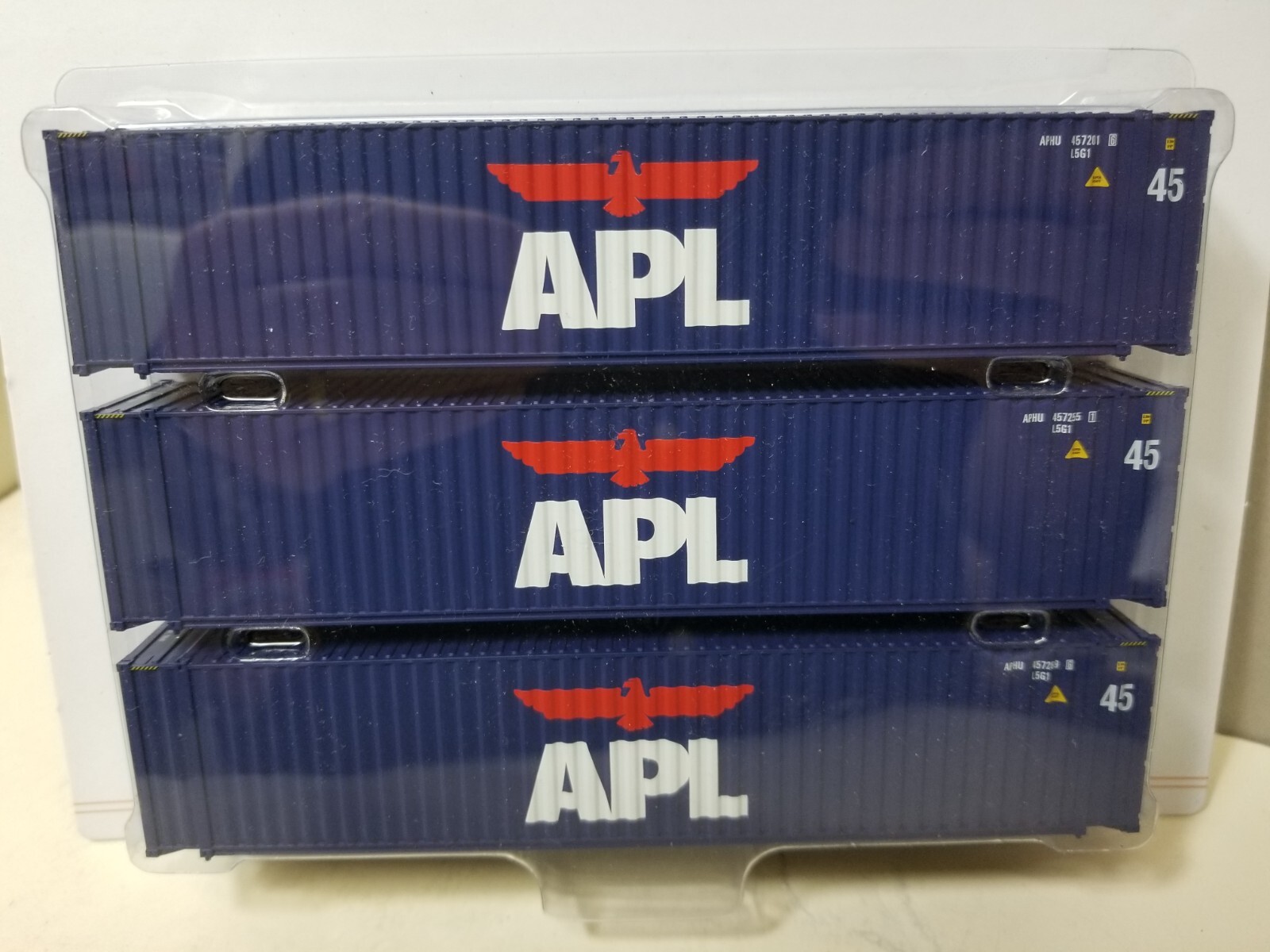 Athearn ATH28045 RTR 45' Container - APL #2 (3) HO Scale for sale ...