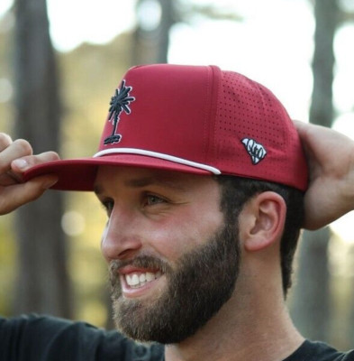 South Carolina Garnet and Black Palmetto Tree Snapback Hat Football | eBay