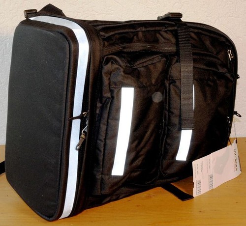 LOKFÜHRER-RUCKSACK orig. MODELL "TF RS 8" SUPERIOR, anthrazit, WERKSNEU ...