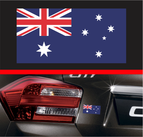 Australian Flag Vinyl Decal Bumper Sticker Australia Laptop Car Window ...