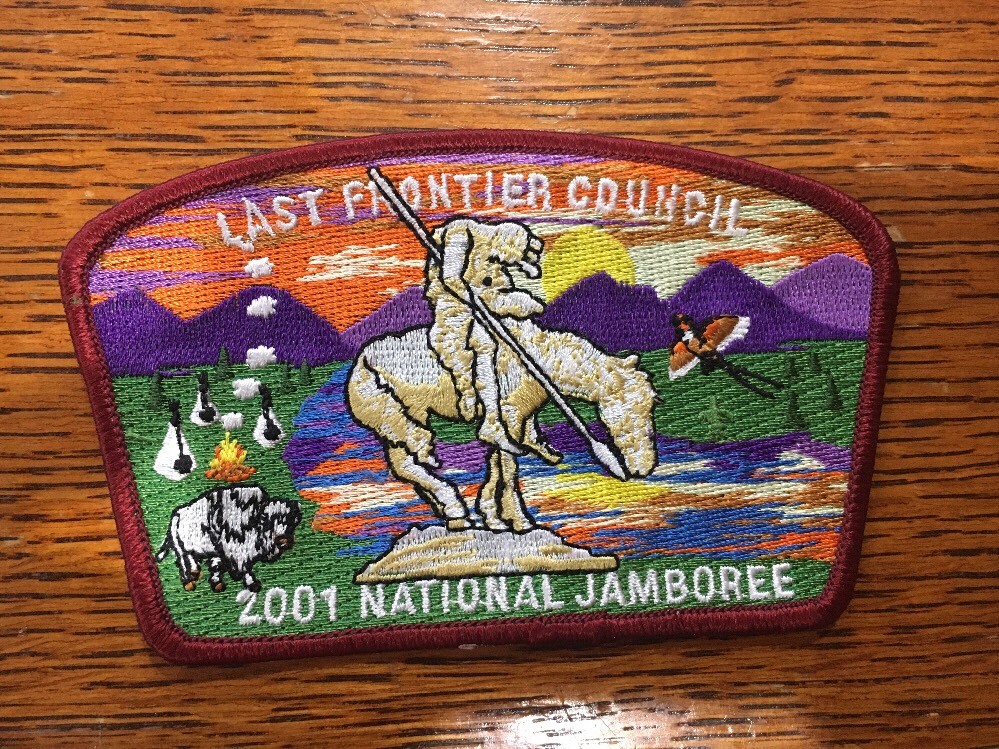 MINT 2001 JSP Last Frontier Council Maroon Border | eBay