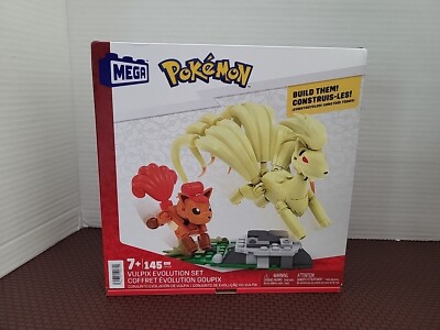 Mega Construx Pokemon Vulpix Ninetales Evolution Set - New Sealed | eBay