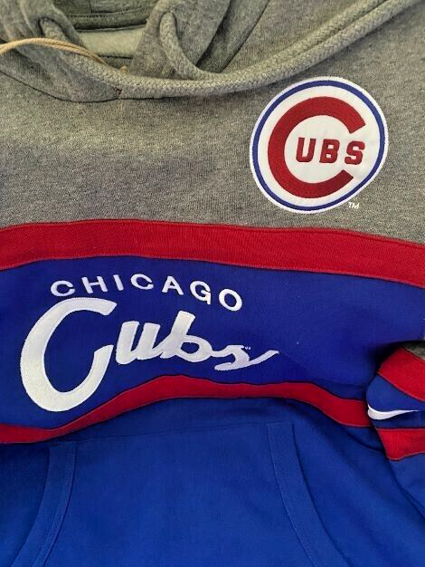 Chicago Cubs Mitchell & Ness Pullover Head Coach Hoodie Men's Size ...