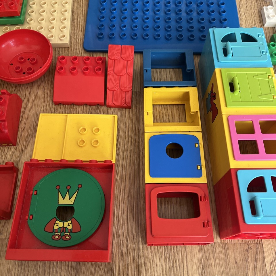 Lego Duplo Parts- With Base Plate And Windows - Police Fire Mixed | eBay UK
