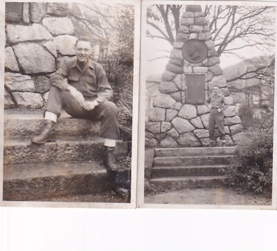 Lot 2 WWII Photos 8th ARMORED DIVISION MILITARY POLICE GERMAN GENERAL ...