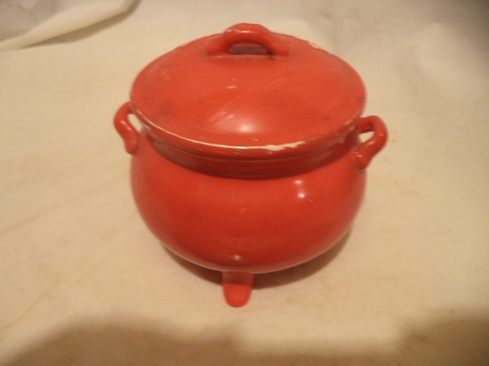 Vintage Penny Pot LEGO Japan Ceramic RED KETTLE Piggy Bank | eBay