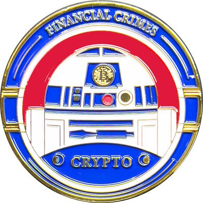 GL10-001 R2-D2 Financial Crimes Task Force Challenge Coin R2D2 HSI DEA ...