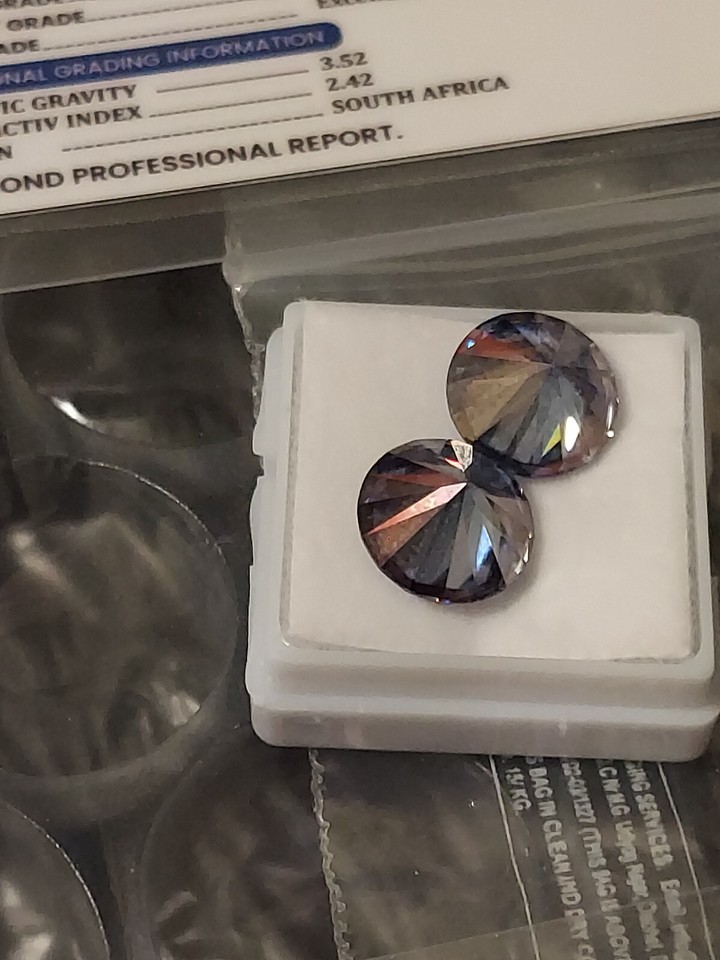 10 Ct-Royal Blue Diamond Set-5 Ct Each Diamond-VVS1-All Natural,GDGL ...