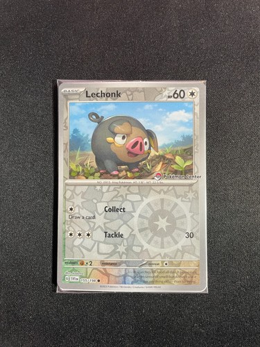 Lechonk 155/198 Pokemon Center Stamped Reverse Holo Promo Pokemon TCG ...