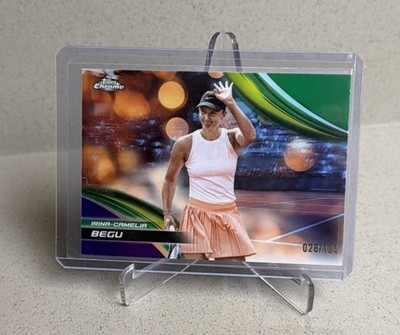 Irina-Camelia Begu /125 Purple Green 2025 Topps Chrome Tennis #128 ...