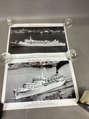 SS Northern Star And SS Southern Cross Ship Posters | eBay Australia