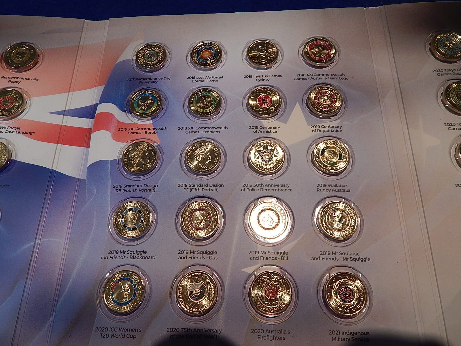 $2 TWO DOLLAR COIN COLLECTION INC PURPLE CORONATION & 2012 RED POPPY ...
