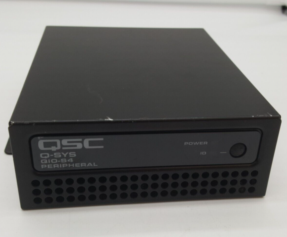 QSC Q-SYS QIO-S4 - Network I/O Expander | eBay
