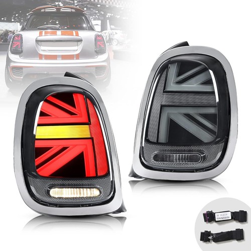 VLAND Chrome Style LED Tail lights For 2014-23 BMW Mini Cooper F55 F56 ...