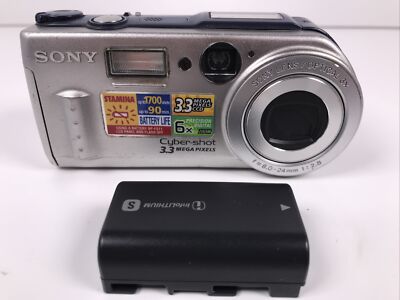 Sony Cyber-shot DSC-P52 3.2MP Digital Camera (Tested Working) | eBay